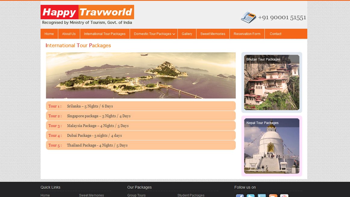 Best Tourism Booking Websites Portfolio | Gallery